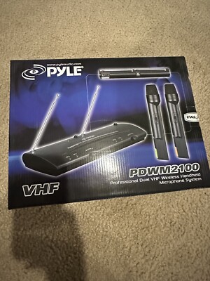 PDWM2100 Professional Dual VHF Wireless Handheld Microphone System | eBay