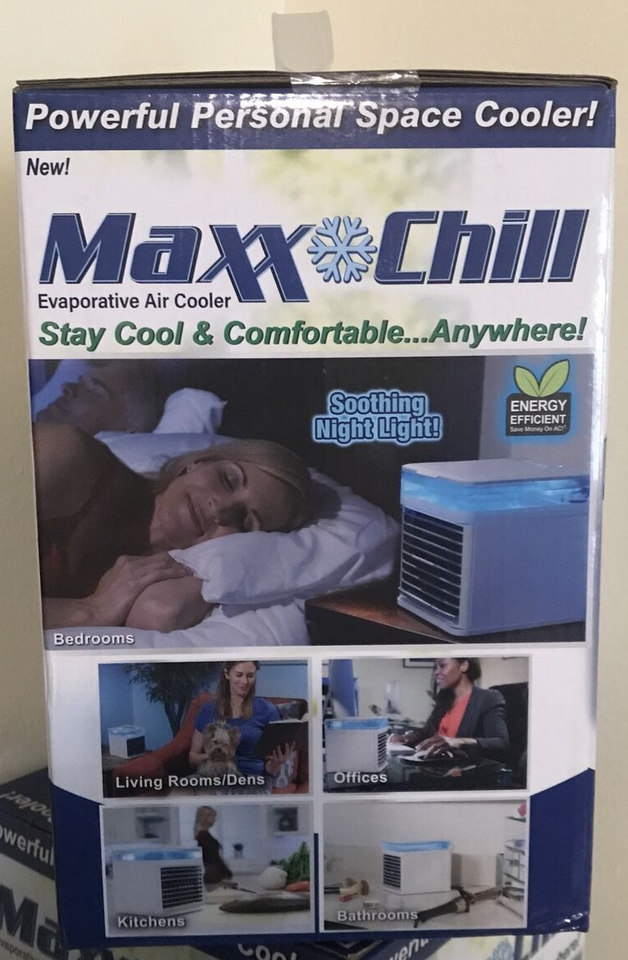 Maxx Chill 120-Volt White Ventless Portable AIR CONDITIONER Hydro-Chill ...