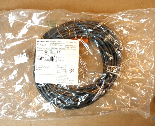 Ifm Electronic EVC072 10m PUR-Cable M12 Connector EVC072 Ecomot | eBay