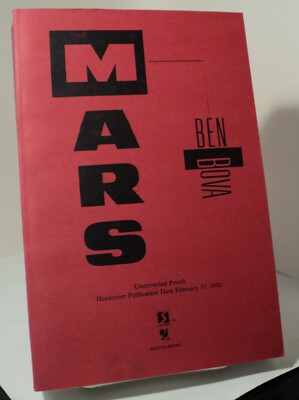 Mars by Ben Bova - 1992 - advance reading copy - ARC | eBay