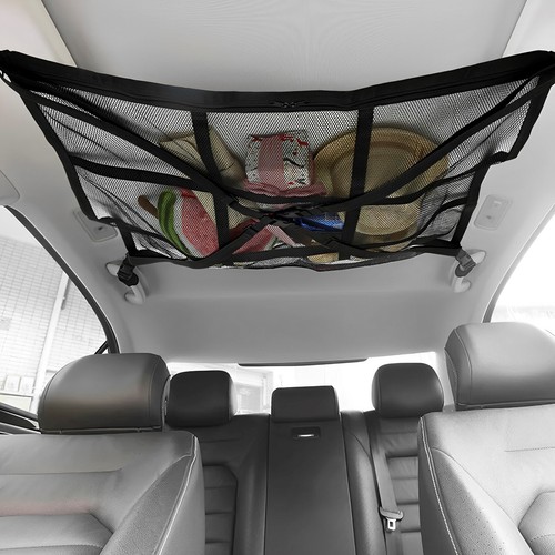 Universal Car Ceiling Storage Net Car Roof Cargo Net Mesh Storage Bag ...