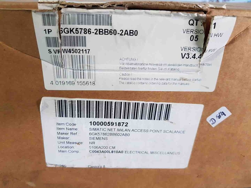 SIEMENS SCALANCE W786-2PRO PLC I/O Module 6GK5786-2BB60-2AB0 | eBay ...