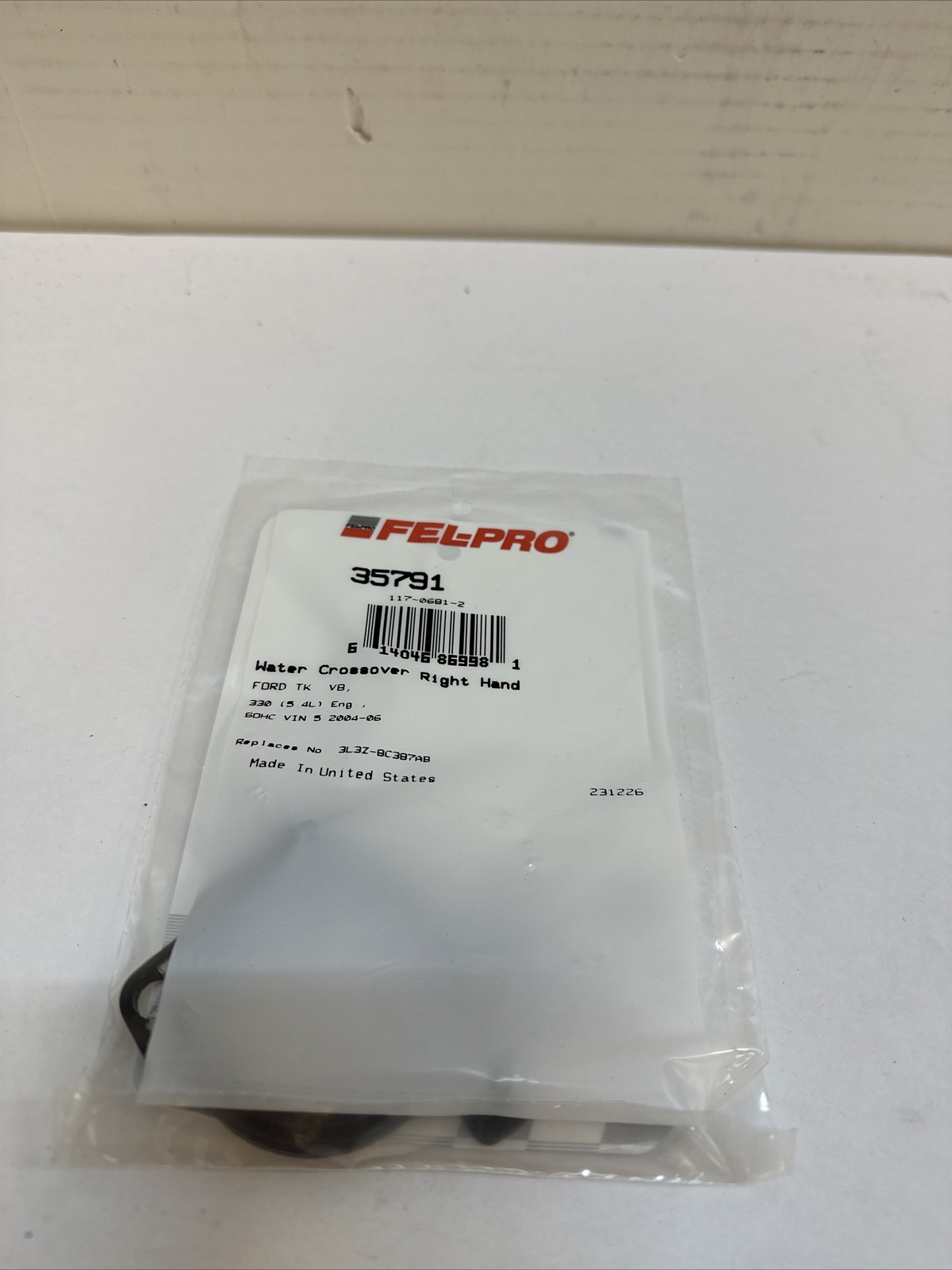 Engine Coolant Crossover Pipe Gasket Fel-Pro 35791 for sale online | eBay