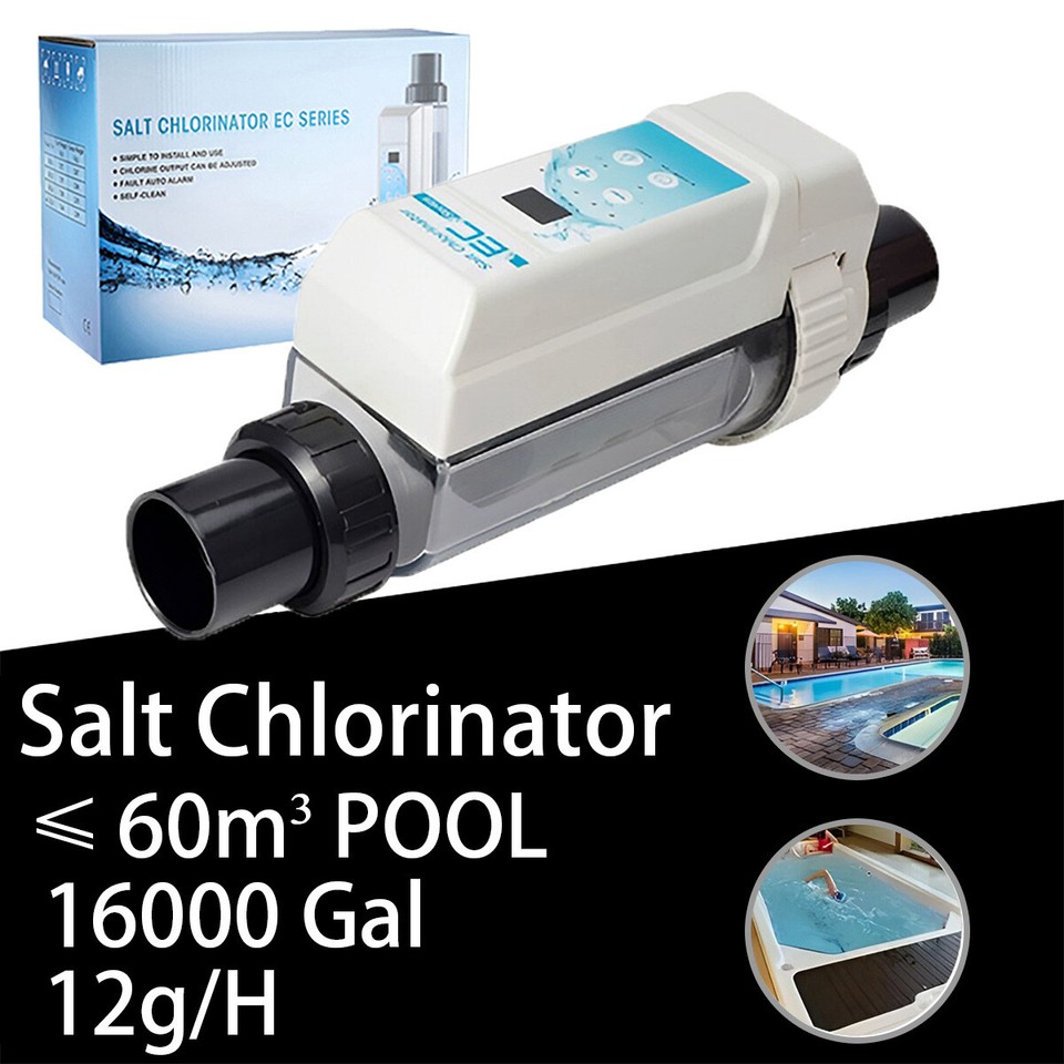 10K 16K Gallon Swimming Pool Salt Water Chlorinator System for In ...