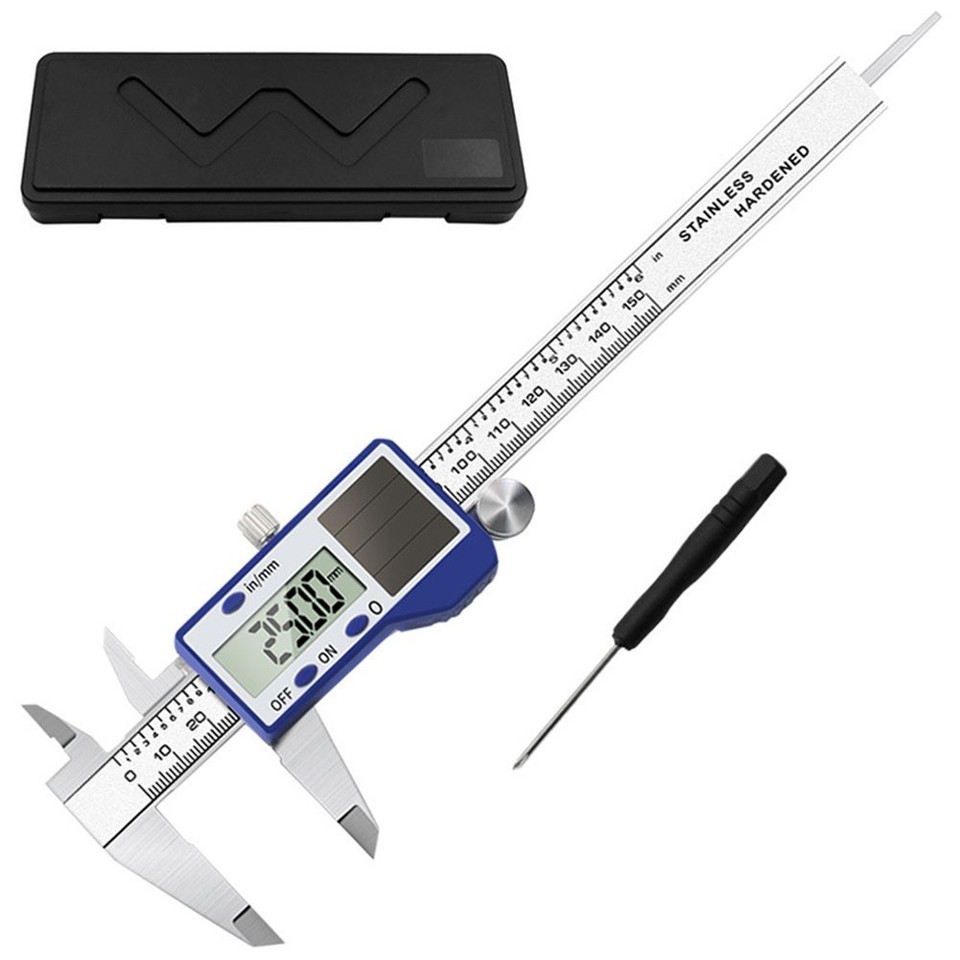 Digital Vernier Caliper Dual Power Caliper Energy-saving Device Long ...