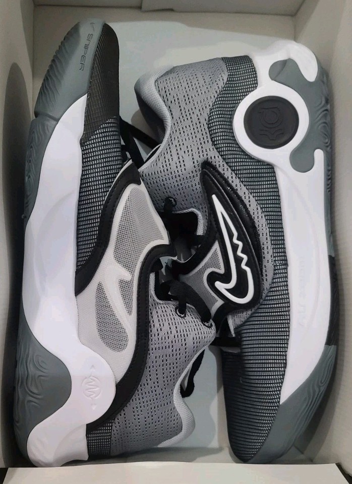 NEW Men's Size 14 Nike KD Trey 5 X Grey White Basketball Gym Shoes ...