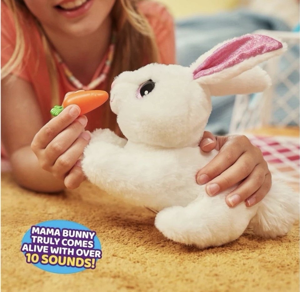 ZURU Pets Alive Mama Bunny & Baby Surprise Bunny Christmas Toy New | eBay