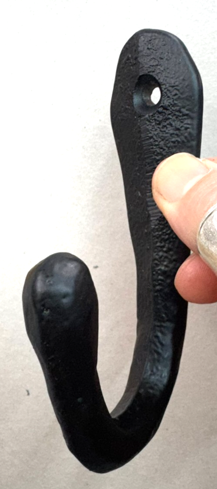 Solid Cast Iron Hook Medieval Primitive Glazed Iron Hammer Coffee Cup ...