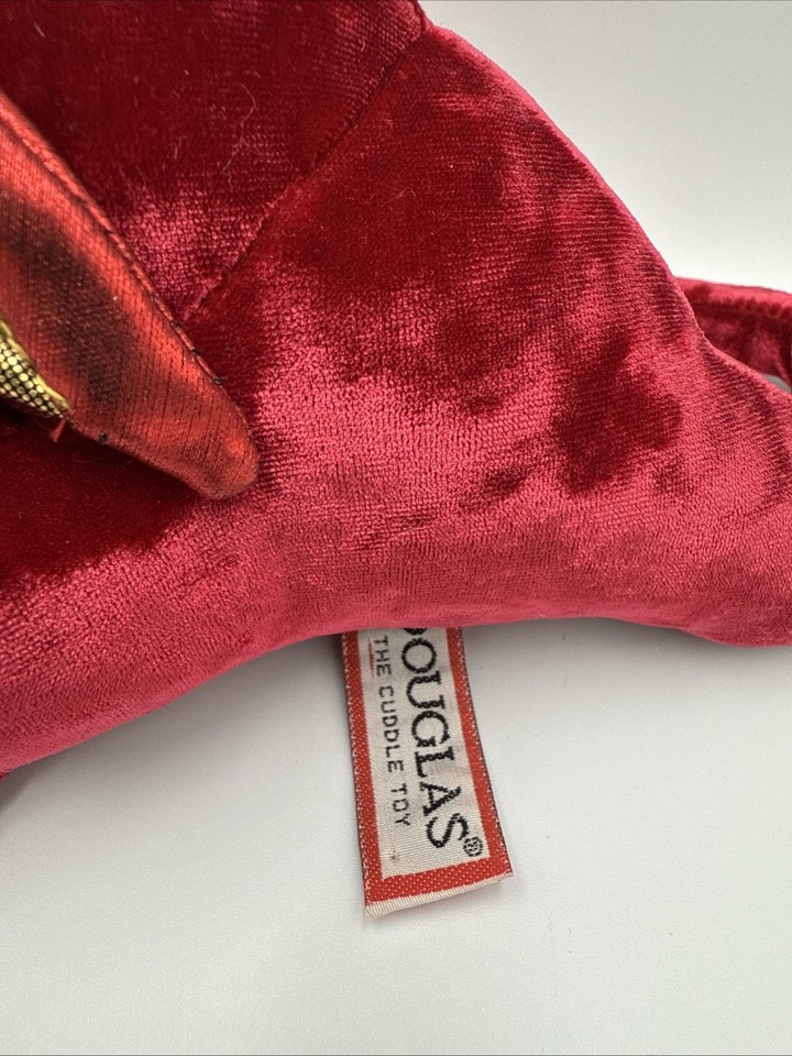 Ruby Red Dragon Douglas Cuddle Toy Plush Stuffed Animal Iridescent ...