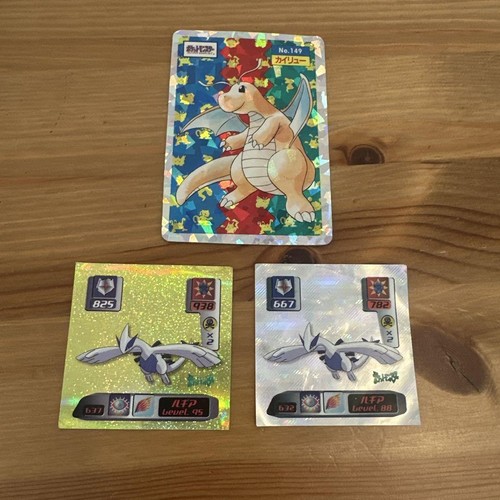 Topsun Dragonite 1995 Holo Pokemon Card Japanese Set of 3 | eBay