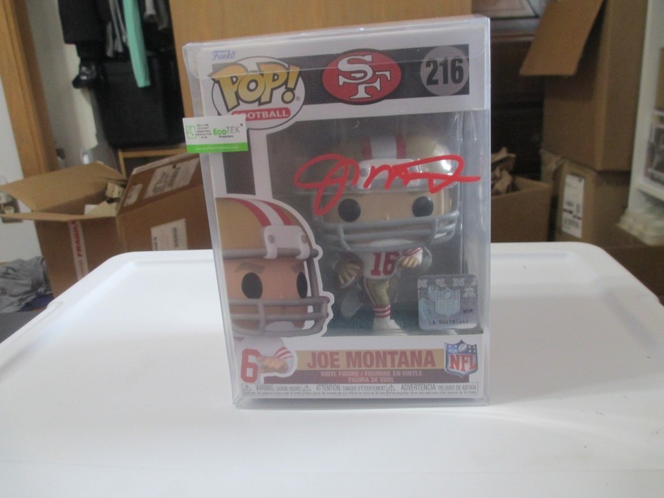 Autographed by Joe Montana San Francisco 49ers Funko Pop 216 NIB ...