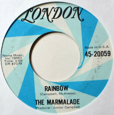 The Marmalade Rainbow British Invasion VG+ 45 7" Vinyl -Check for ...