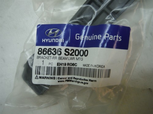 2019-2020 HYUNDAI SANTA FE REAR LOWER BEAM MOUNTING BRACKET OEM 86636 ...