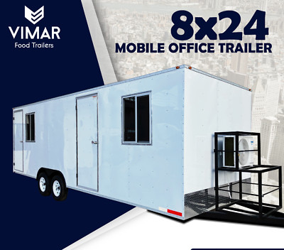 8x24 New Mobile Modular Jobsite Office Trailer with Private Office Area ...
