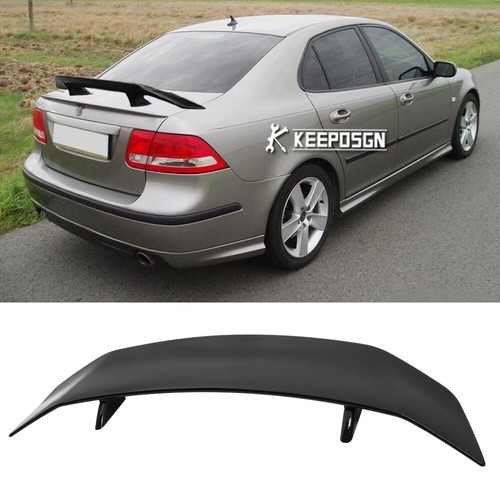 For Saab 9-3 Aero Sedan Coupe 46" Gloss Rear Trunk Spoiler Add-On GT ...