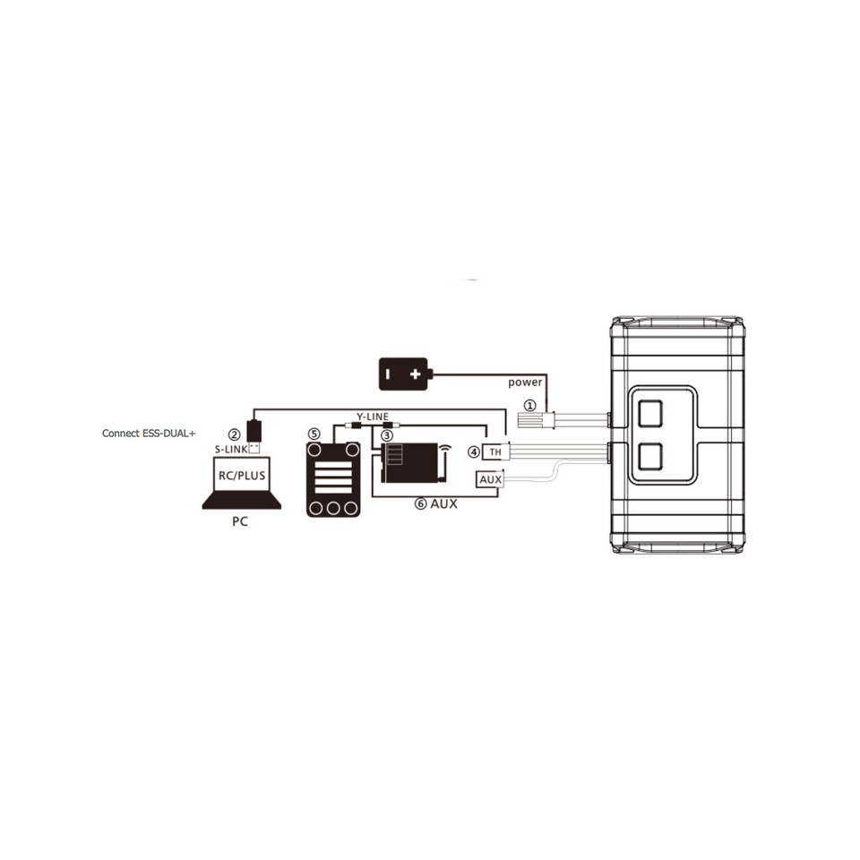 Motors Noise Module Engine Sound System ESS-ONE DUAL Plus for RC Cars ...