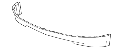 GM OEM 15-20 Suburban Front Bumper Bumper Components-Air Deflector ...