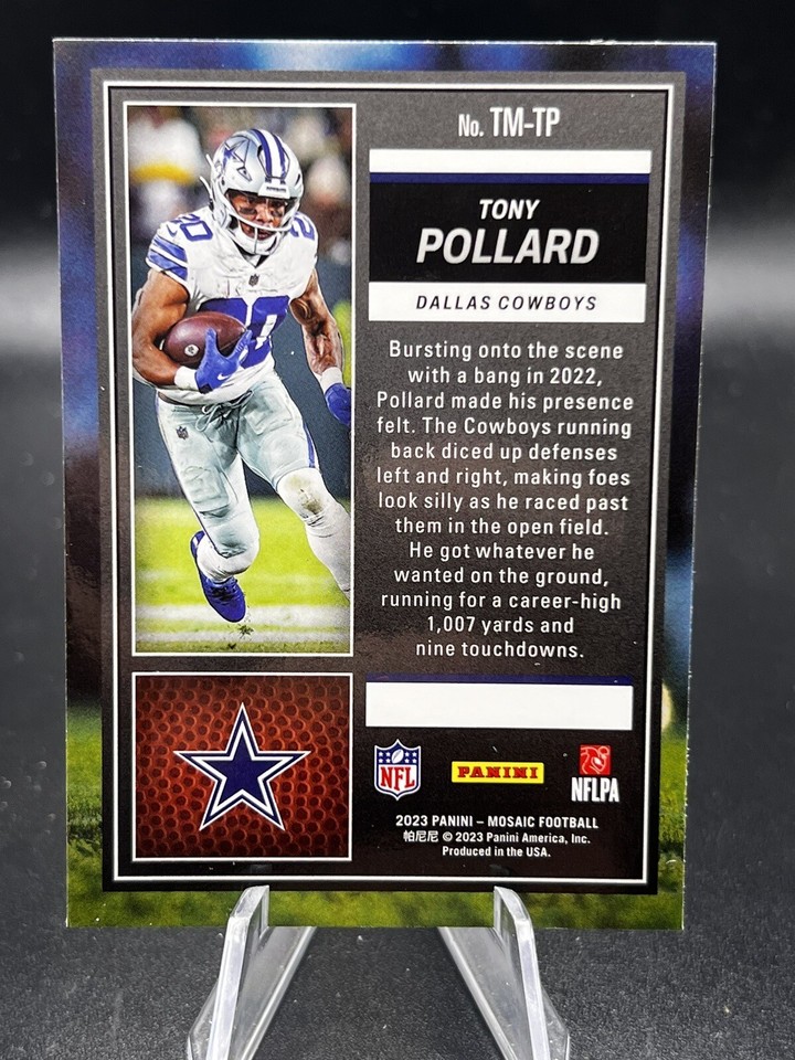 2023 Panini Mosaic Touchdown Masters Tony Pollard Dallas Cowboys TM-TP ...