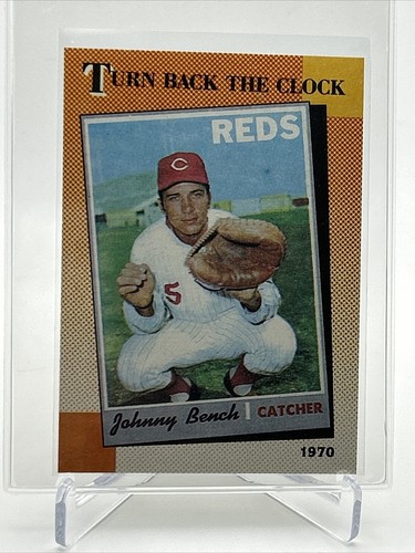 1990 Topps Johnny Bench Baseball Card #664 Mint FREE SHIPPING | eBay