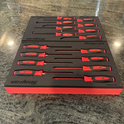 Snap On sgmini16fr 16pc soft grip mini screwdriver Torx picks & seal ...