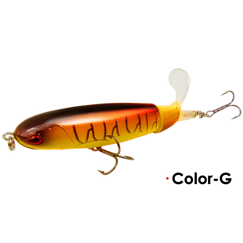 3PAK 9CM Whopper Plopper Topwater Fishing Lures Bass Bait Floating ...