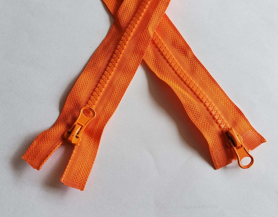 Chunky Zip Two Way Zip No5 Plastic Zipper 10colors lengths Double Zip ...