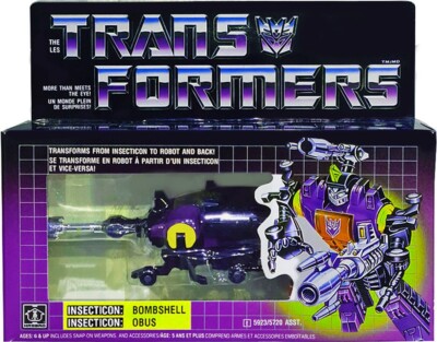 Transformers Insecticon: Bombshell, Vintage G1 1985, New! MISB! AFA IT ...