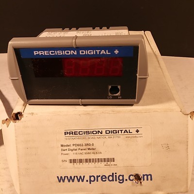 Precision Digital PD602-3R0-0 Dart Digital Panel Meter 115 VAC 50/60 Hz ...