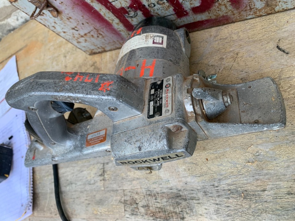 Rockwell Model 126 Porta Plane Vintage Electric Planer Plane Heavy Duty ...