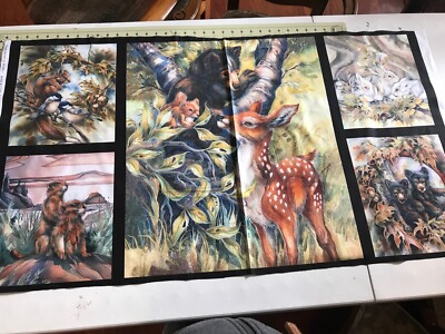 "North American Wildlife” outdoor Panel By Robert Kaufman Fabric Sewing ...