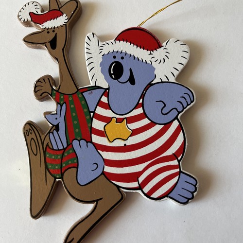 Australia Souvenir Christmas Ornament Kangaroo Koala Bear Holiday Decor ...