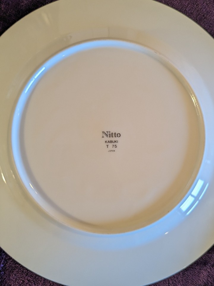 Nitto Japan Fine China KABUKI T75 Dinner Plate 10 3/4" Replacement ...