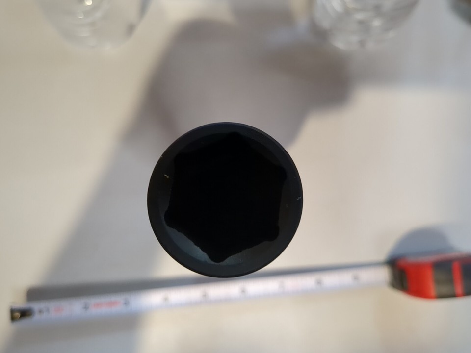 Nut Buster 1/2" Drive x 15/16" Nut, Extra Deep Impact Socket. 8'' long ...