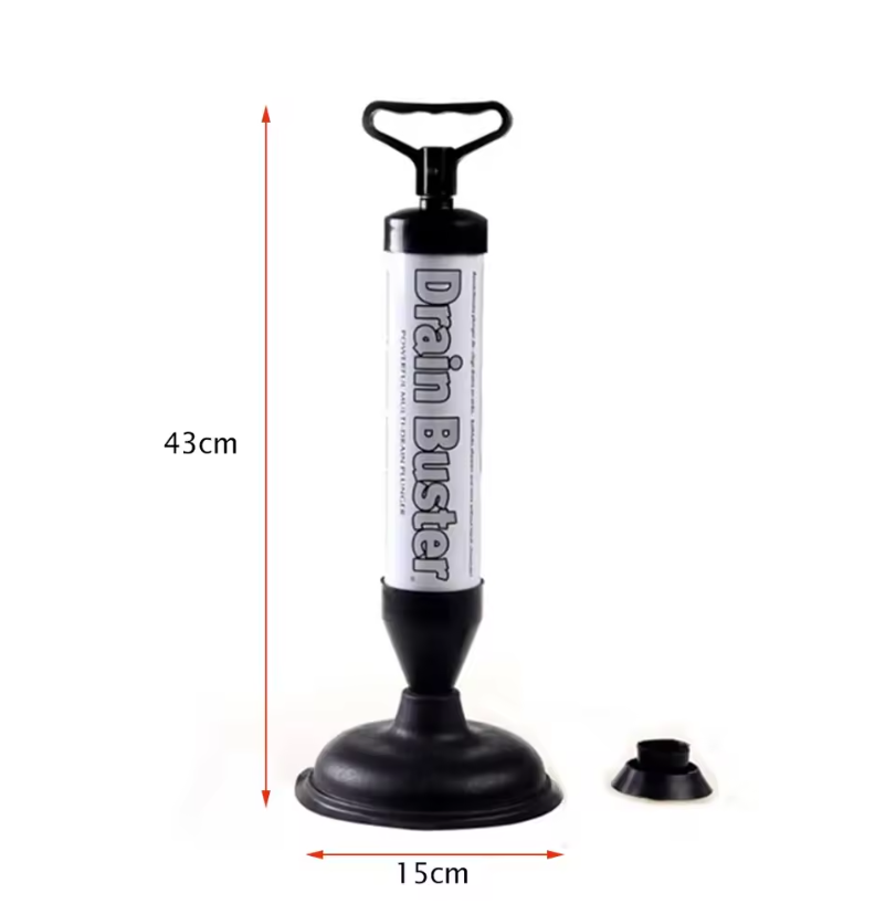Powerful Drain Buster Unblocker Plunger Toilet Sink Clog Remover | eBay UK