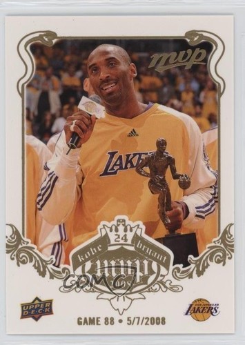 2008-09 Upper Deck MVP Kobe Bryant MVP White Border Kobe Bryant #88 HOF ...