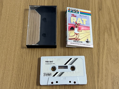 Rare PSS The Rat Vintage Commodore 64 Cassette - Working -👾Retro Gift ...