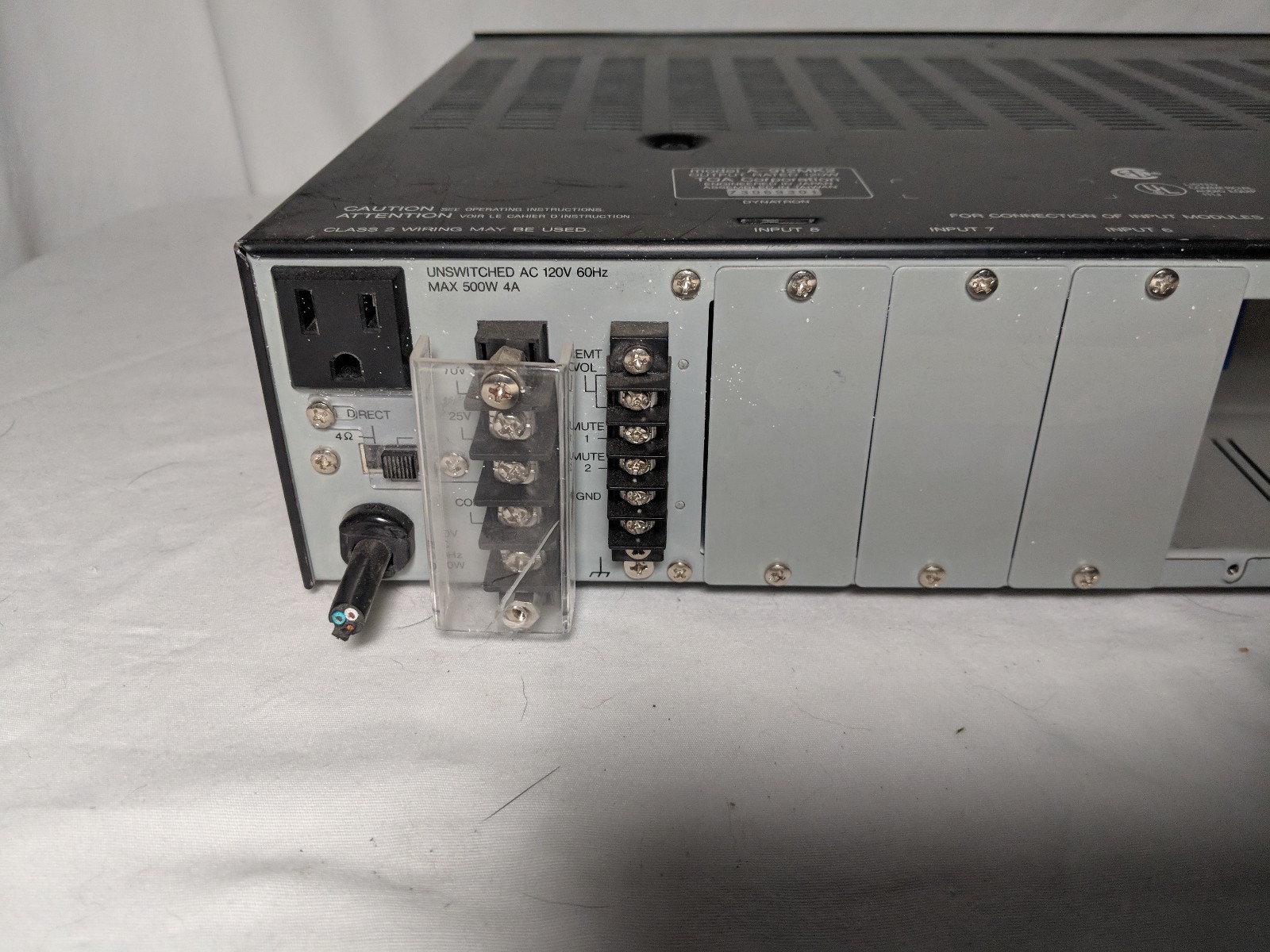 TOA 900 Series II 120W Power Amplifier A-912MK2 For Repair