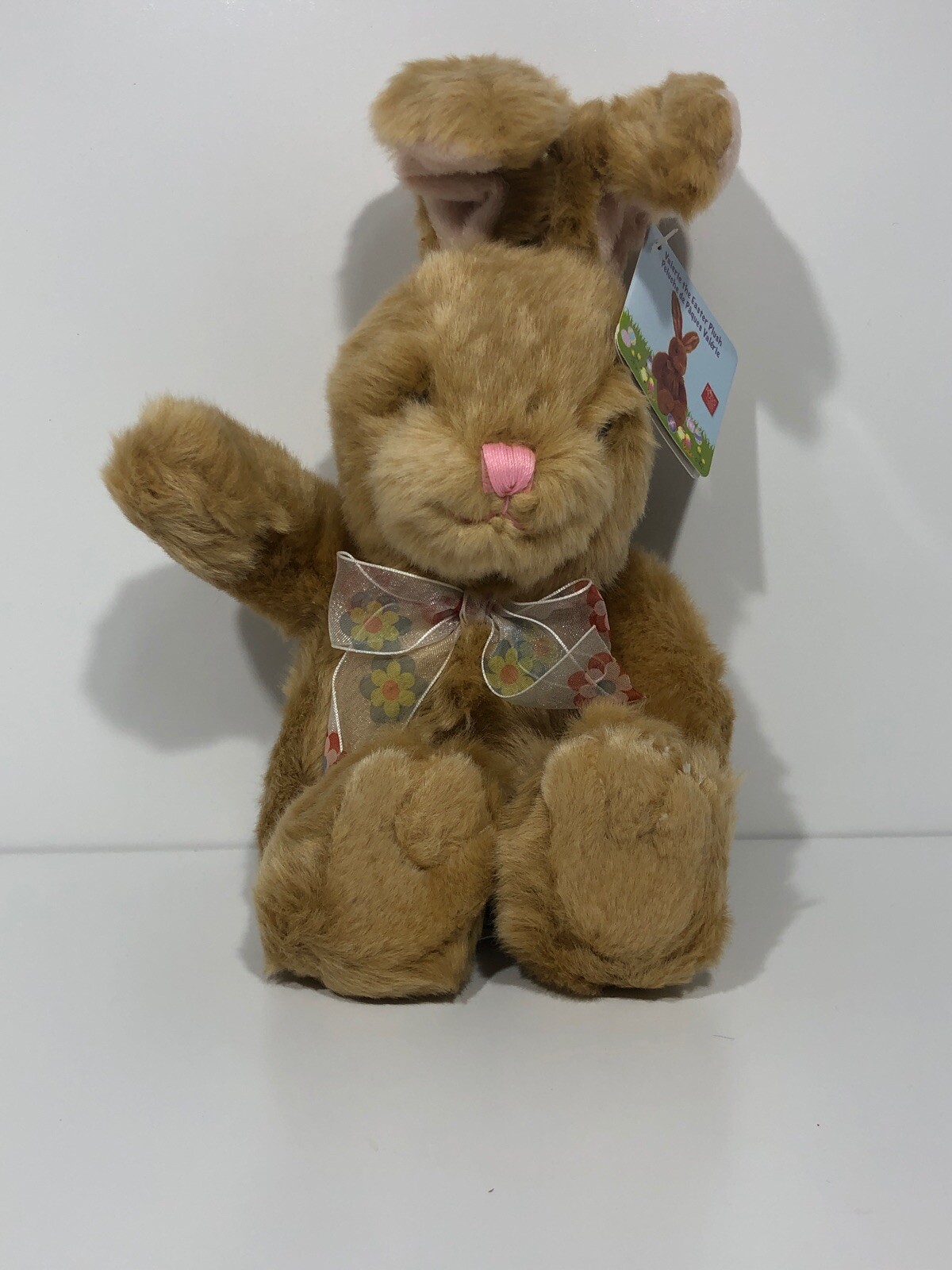 New Russ Valerie Brown Easter Bunny Rabbit Plush Stuffed Animal, Avon ...