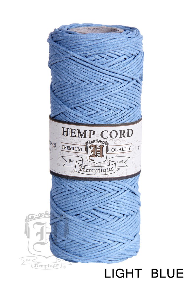 1MM Solid Polished Hemp Twine Hemptique Cord Macrame String 20lbs ...