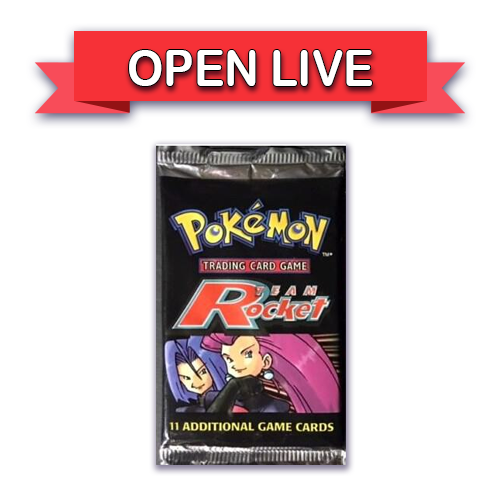 Open Live Pokemon TCG Team Rocket Unlimited Booster Pack [Box Fresh] | eBay