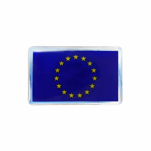 3D Sticker Adhesive European Flag HQ, 29 x 47 mm 8016408001312 | eBay UK