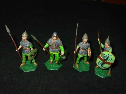 (4) New Hope Design Osprey - Gallic Warriors - 54mm Miniatures (Pro ...