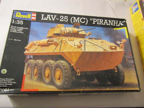 Revell Piranha Armored Car Vehicle Model Kit 1/35 Free Shipping 03054 ...