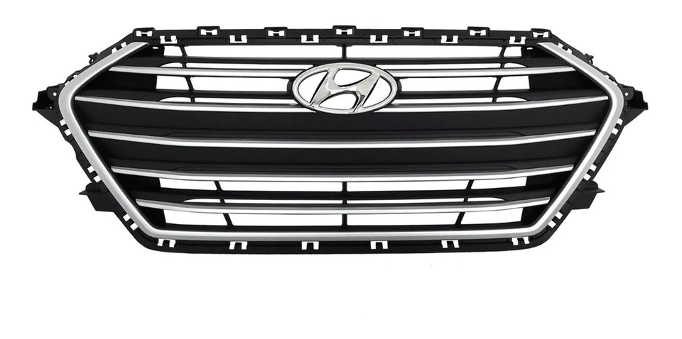⭐GENUINE⭐ FRONT RADIATOR GRILLE for 2017-2018 Hyundai ELANTRA ...