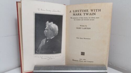 Lawton: A Lifetime with Mark Twain, Harcourt Brace 1925 | eBay