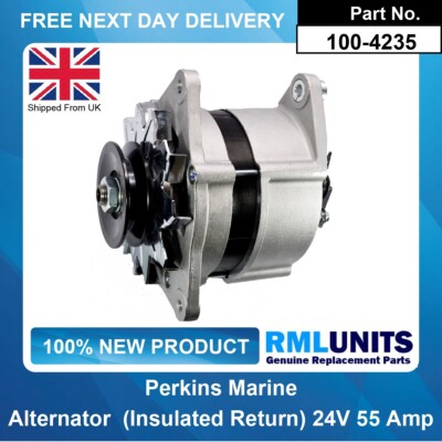 Alternator For Mermaid Marine 66021532 MG341 IA1391 (Insulated Return ...