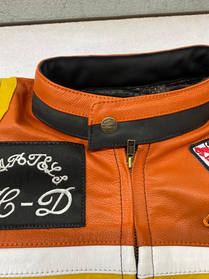 HDMM Mickey Rourke Marlboro Man Vintage Biker Cowhide Leather ...