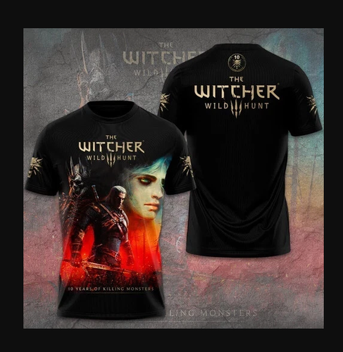 The Witcher 3 Wild Hunt AOP 3D T-Shirt | eBay