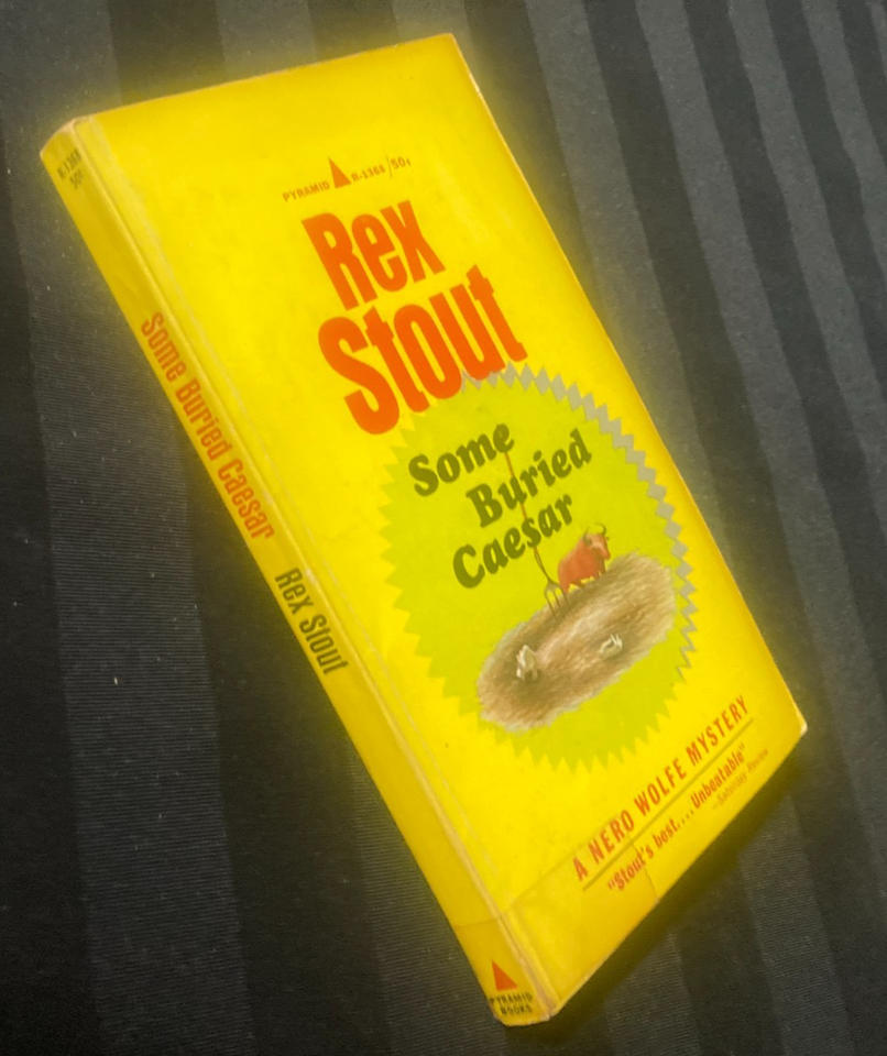 Vint Pyramid PB R-1368 Rex Stout Some Buried Caesar 1966 Nice Cond! | eBay