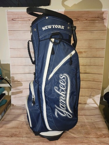 New York Yankees Golf Bag Blue White MLB Baseball Great condition! | eBay